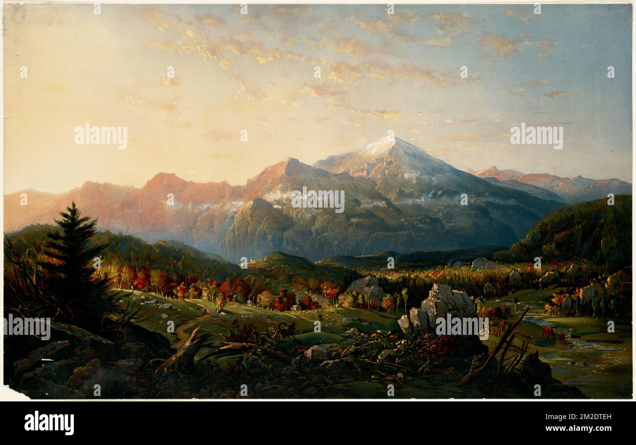 Crown of New England , Mountains. Louis Prang & Company Collection ...