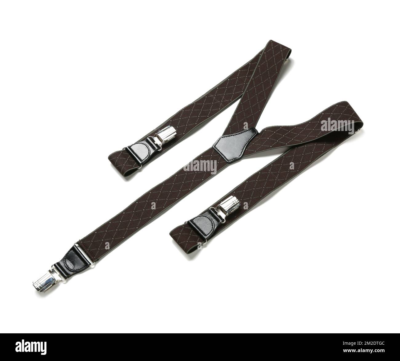 Stylish suspenders on white background Stock Photo - Alamy
