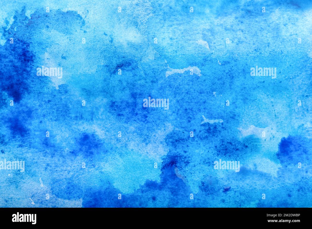 Abstract blue painting as background Stock Photo - Alamy