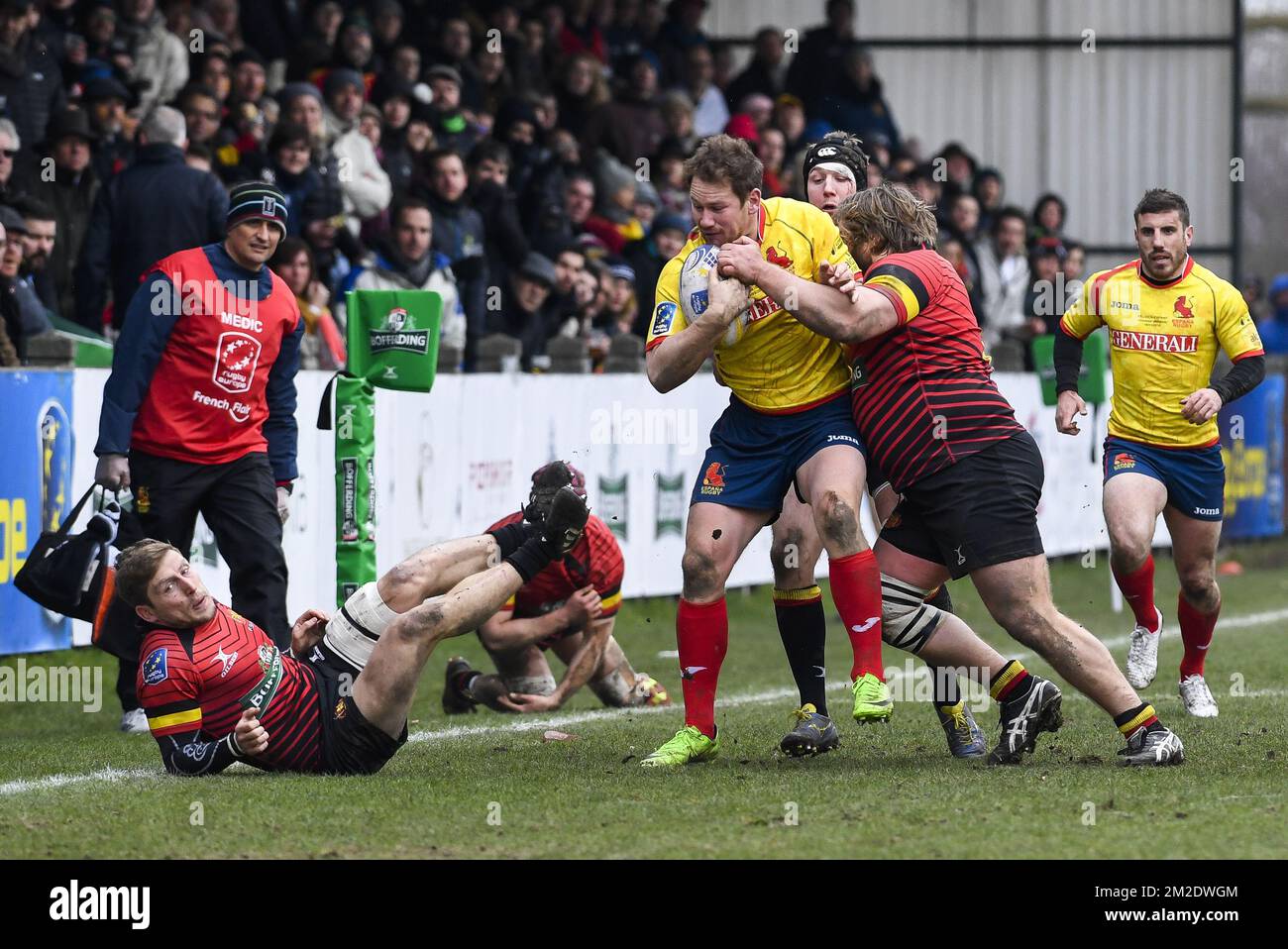 Illustration picture shows the game between the Black Devils, Belgian ...