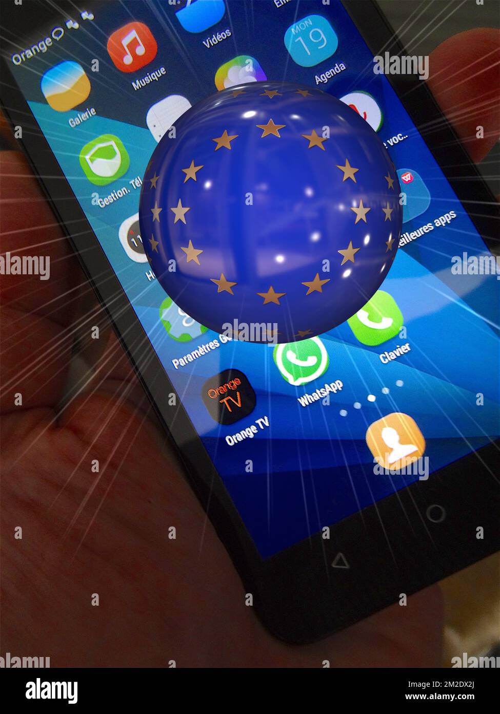 Mobil telephony hi-res stock photography and images - Alamy