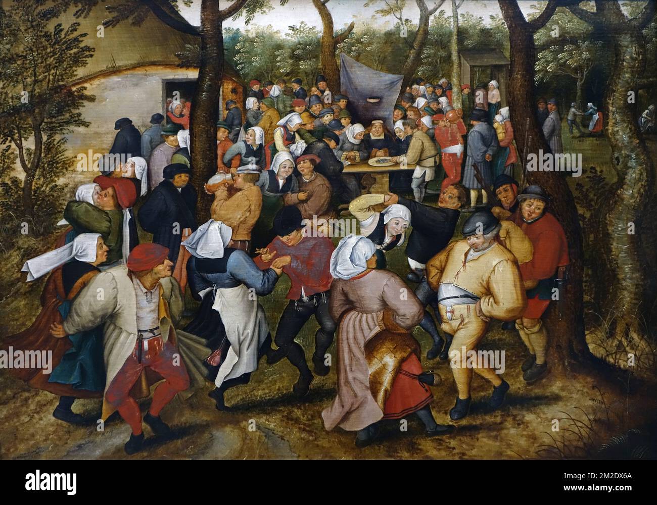 Wedding Dance in the Open Air, 17th century oil painting by Flemish ...