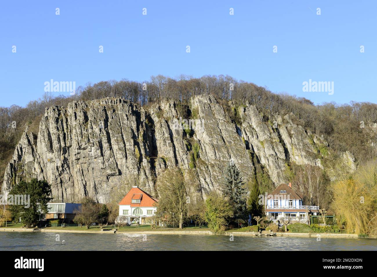 Wepion a small city along the river Meuse Wepion le long de la Meuse et ...