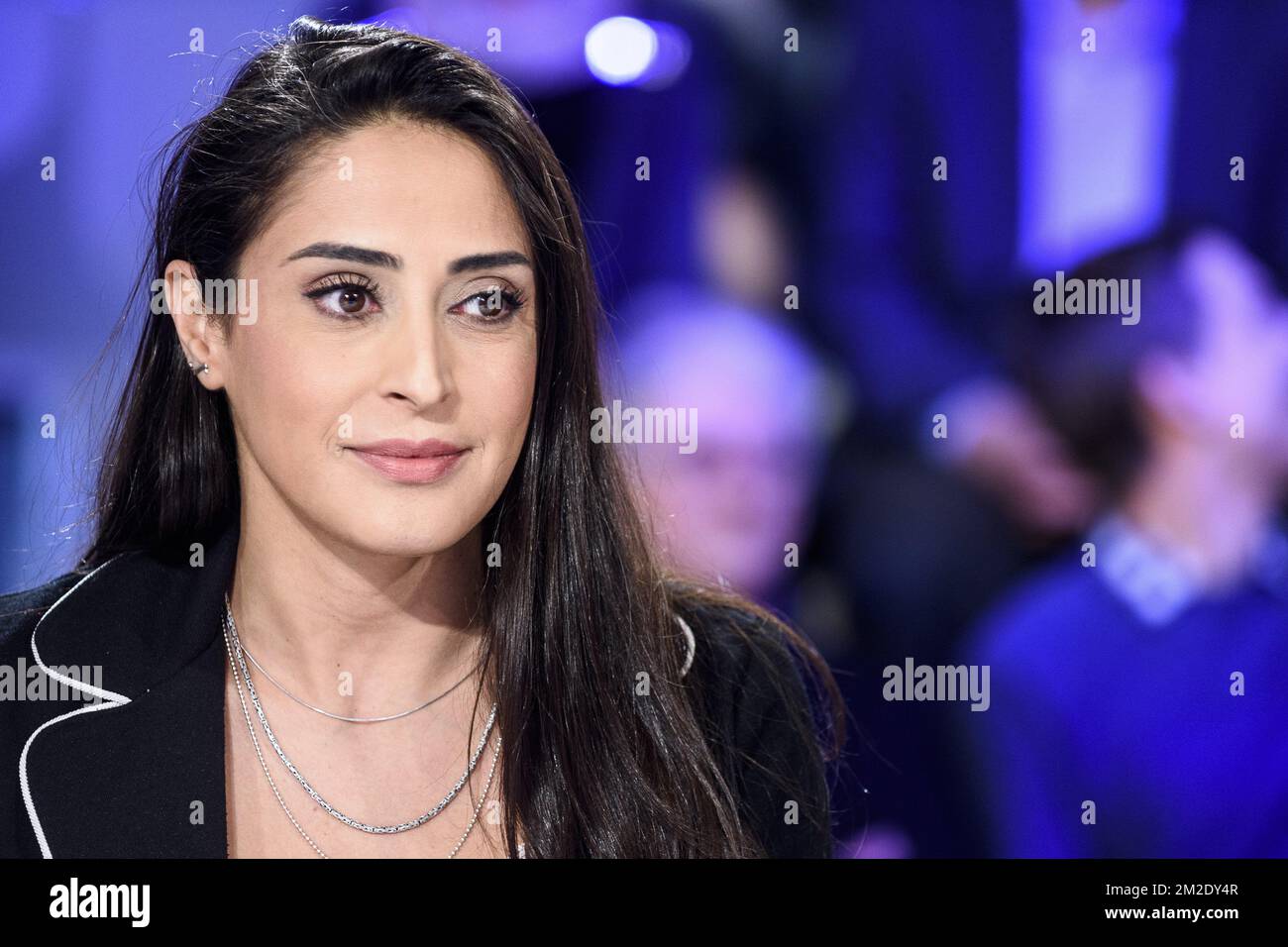 Ozlem Ozen is a federal deputy PS | Ozlem Ozen est deputee a la chambre 21/03/2018 Stock Photo ...