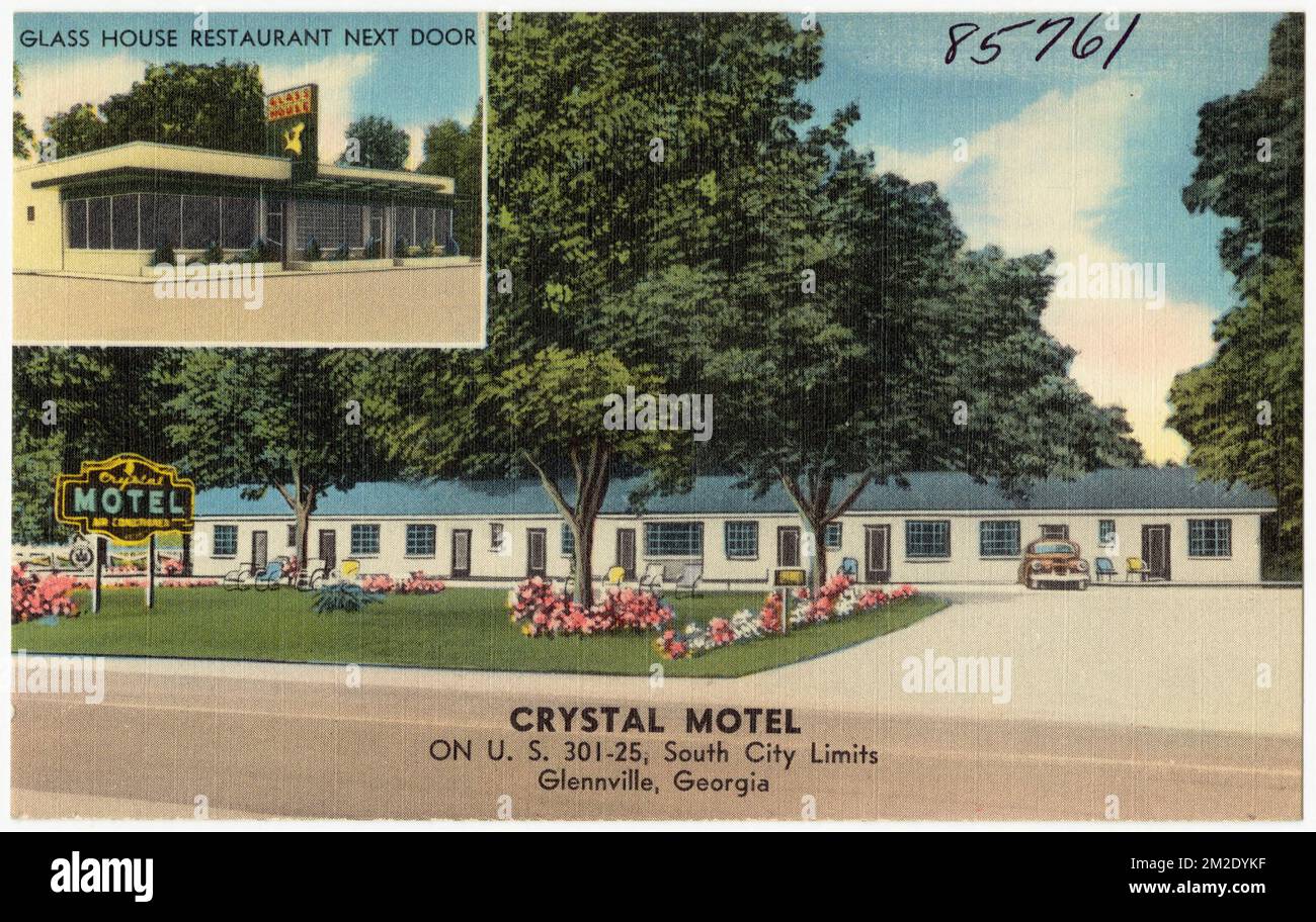 Crystal Motel on U. S. 301-25, south city limits, Glennville, Georgia ...