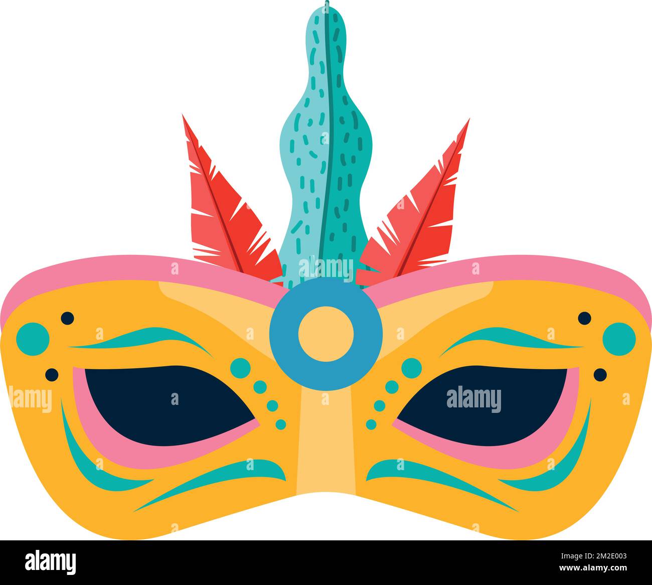 golden mardi gras mask icon Stock Vector Image & Art - Alamy
