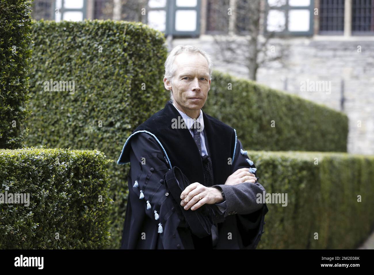 Professor Johan Rockstrom poses for the photographer at the celebration ...