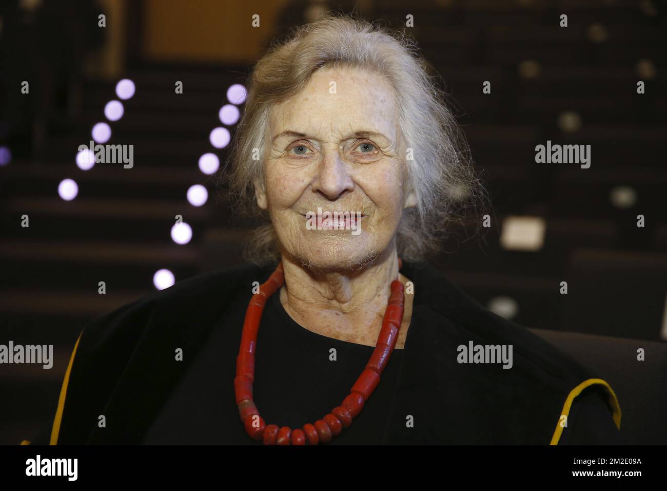 Professor Dame Gillian Beer poses for the photographer at the ...