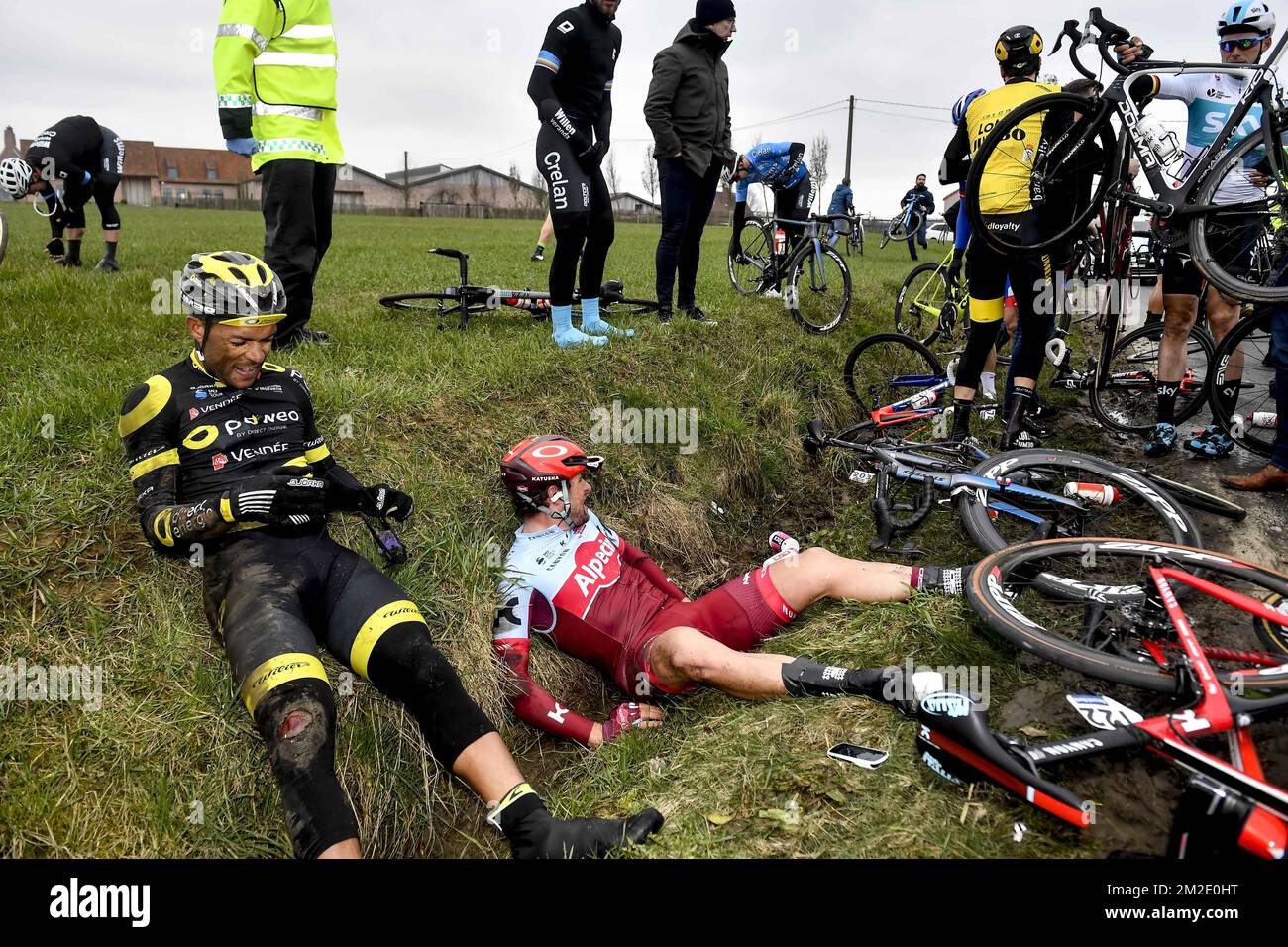 French Yohann Gene of Direct Energie and Austrian Marco Haller of ...