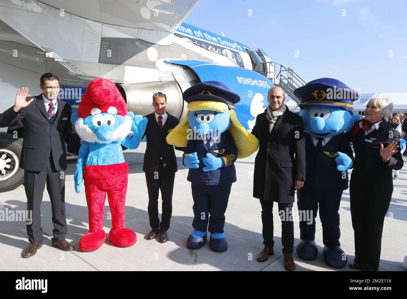Brussels Airlines CEO Bernard Gustin pictured at the presentation of ...