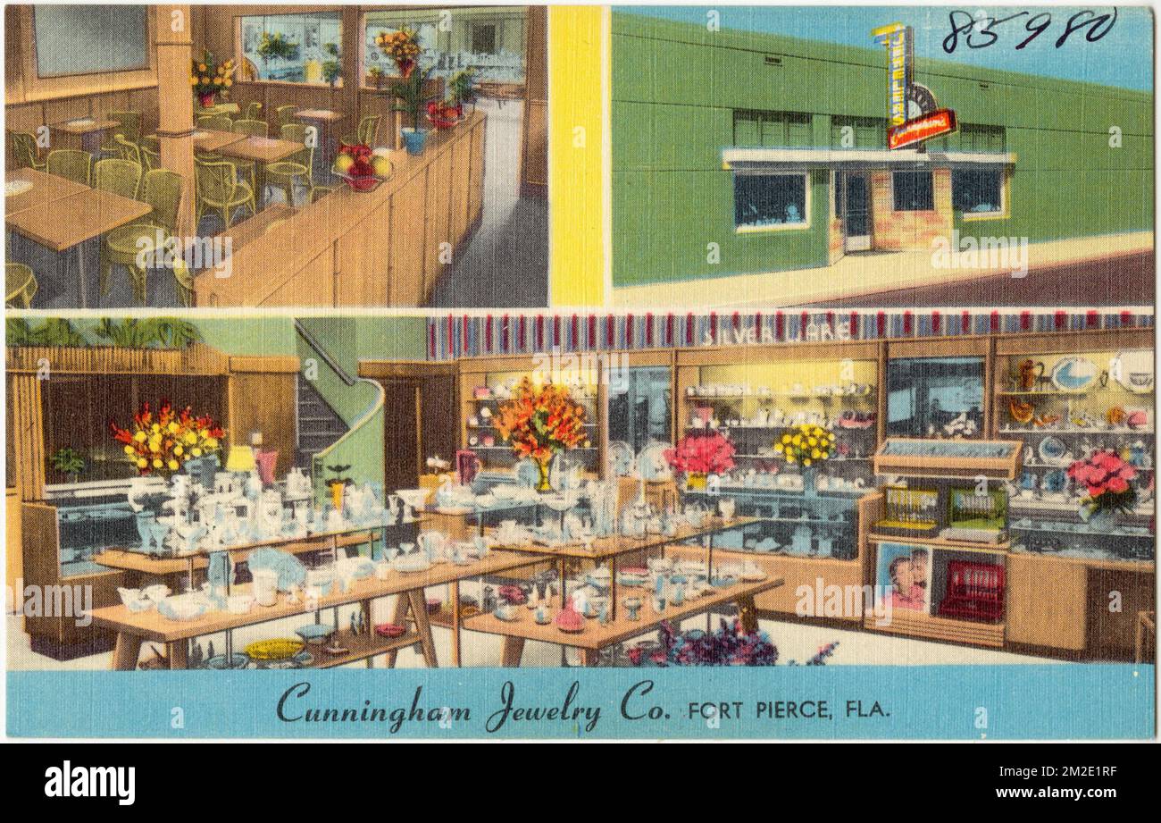 Cunningham Jewelry Co. Fort Pierce, Fla. , Commercial facilities ...