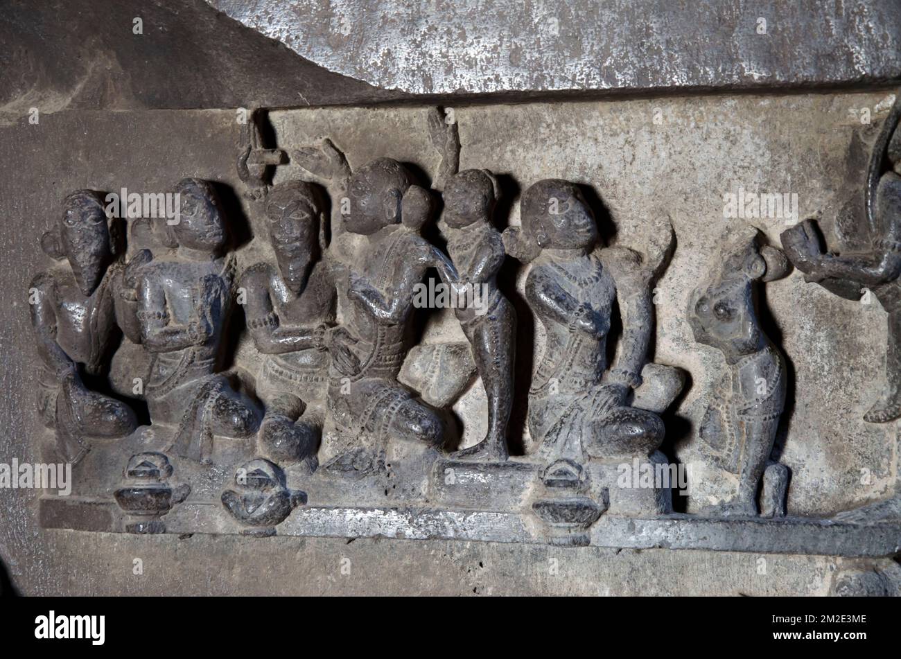 05 March 2015, Pune, India, Ancient Temple of hindu god shiva ...