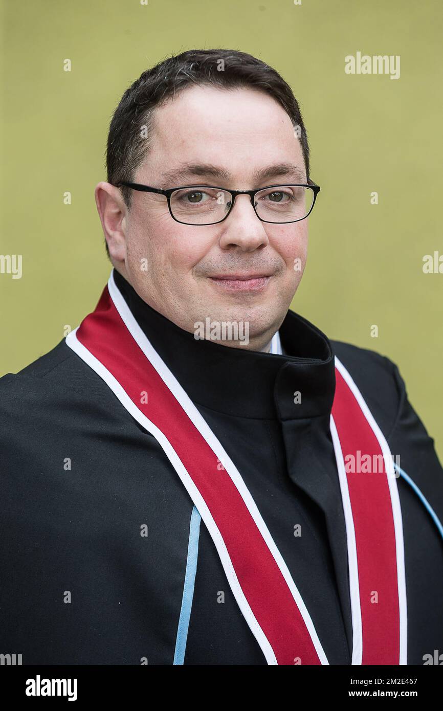Professor Doctor John F. Cryan poses for the photographer during a ...