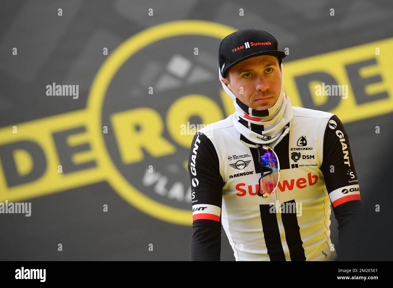 Belgian Edward Theuns of Team Sunweb pictured at the start of the 102nd ...