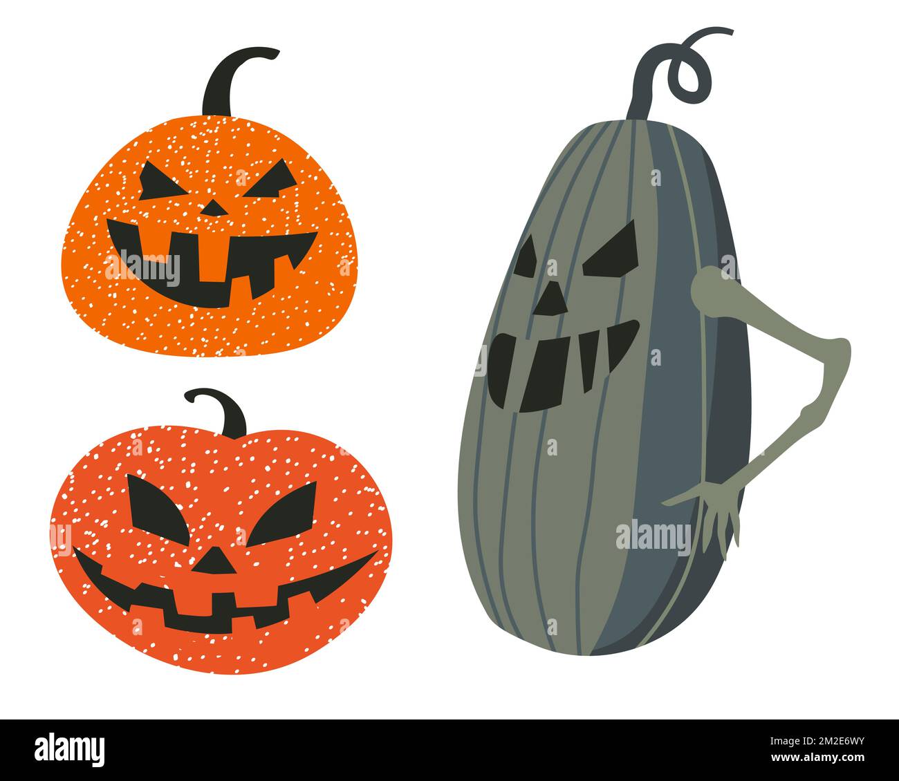 Jack o lanterns faces Stock Vector Images - Alamy