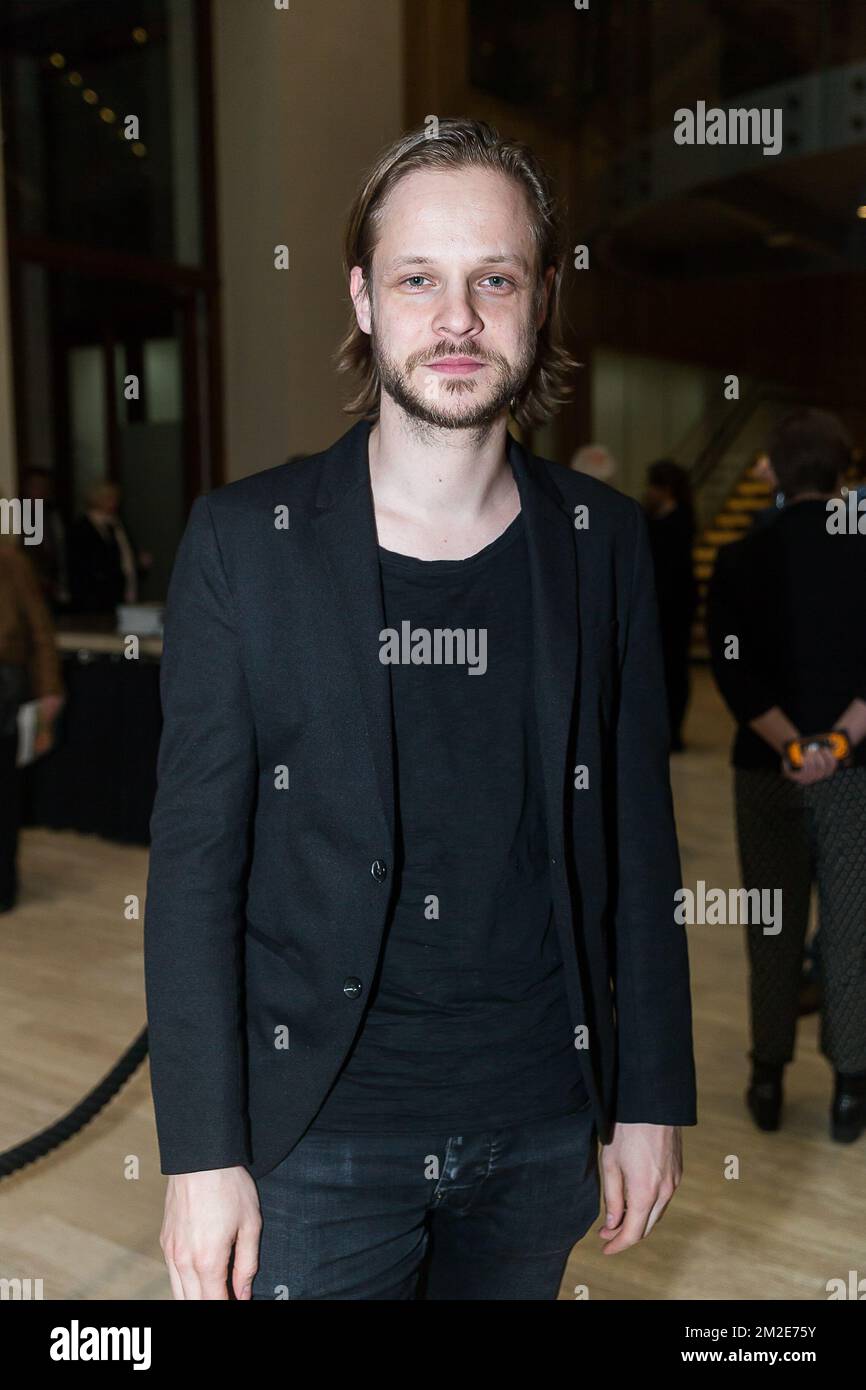 actor Bert Verbeke pictured on the red carpet at the arrival for the ...