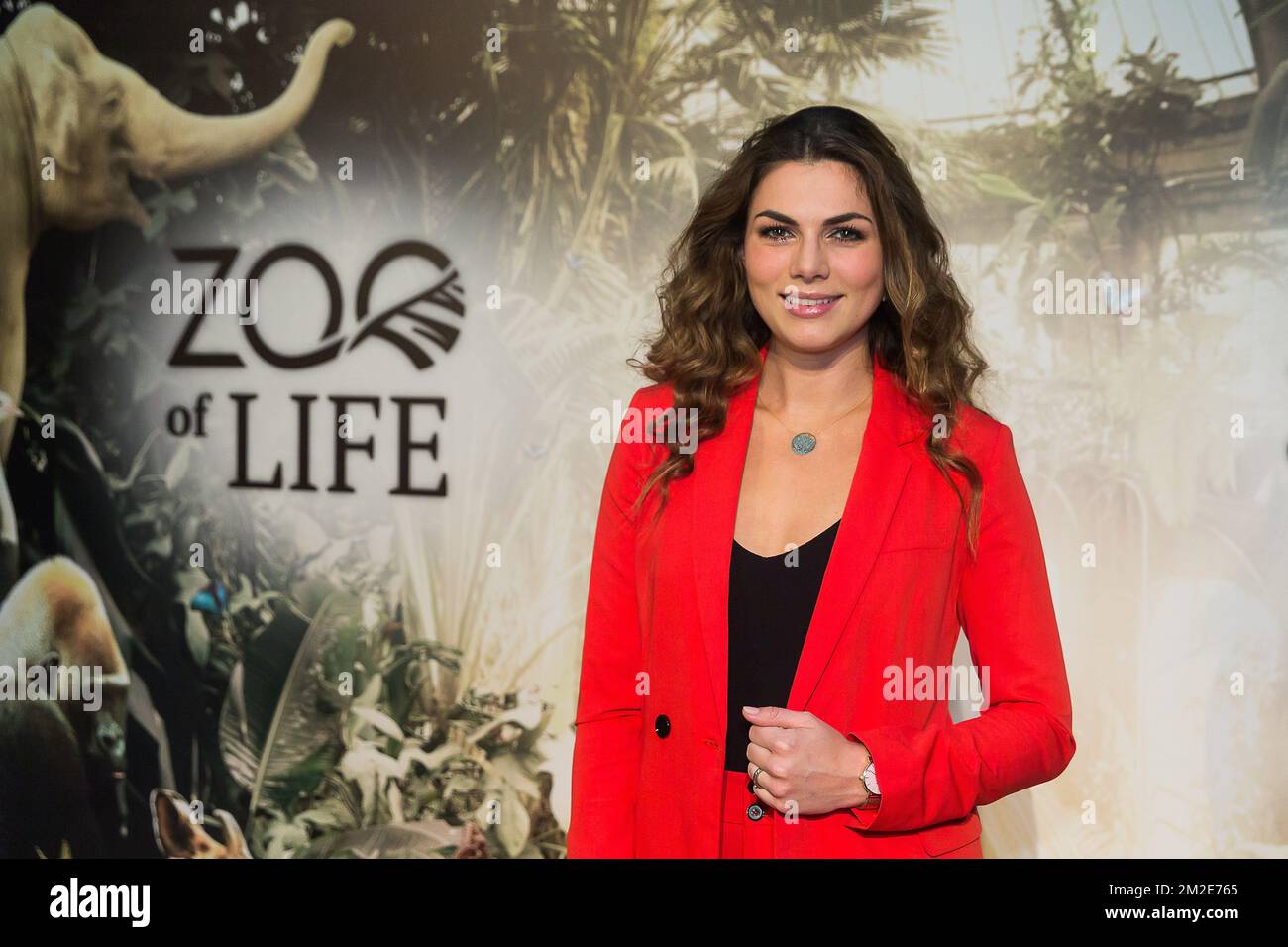 Lisa Michels pictured on the red carpet at the arrival for the 'Zoo of ...