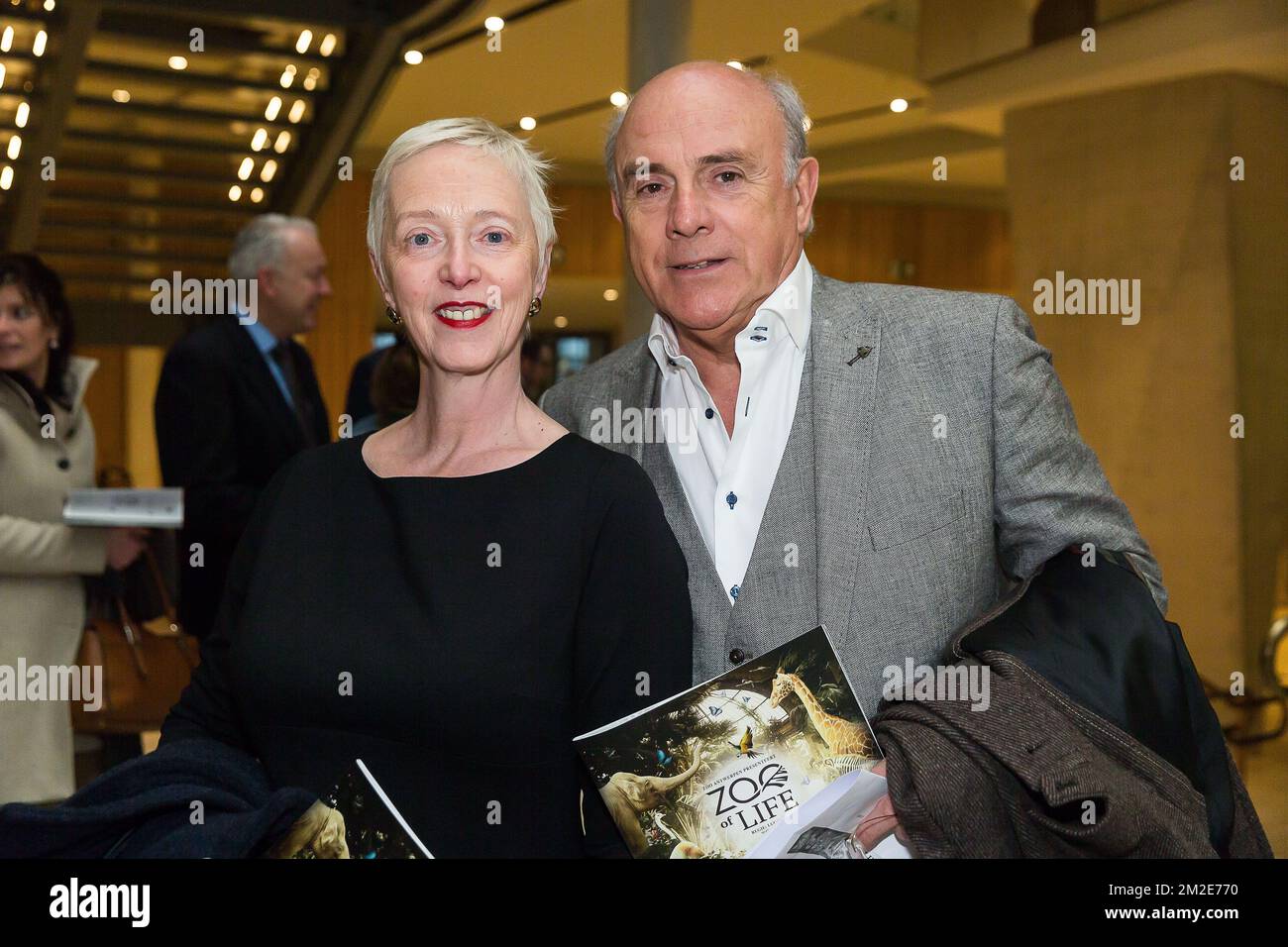 Herbert Flack and wife Fabienne pictured on the red carpet at the ...