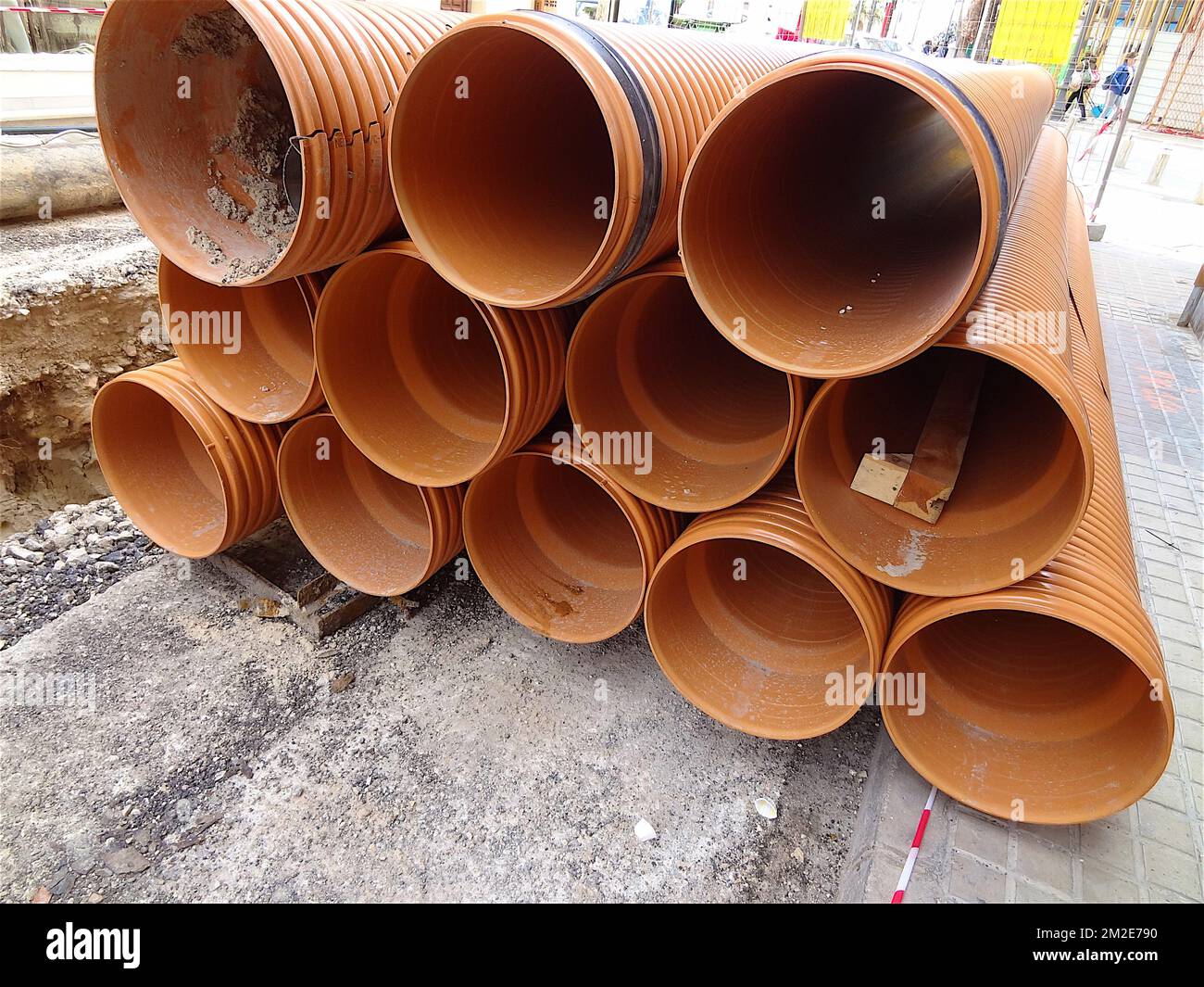 PVC pipes | Tuyaux en PVC 03/04/2018 Stock Photo - Alamy