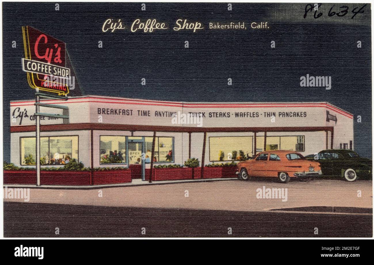 Cy's coffee shop , Restaurants, Tichnor Brothers Collection, postcards ...