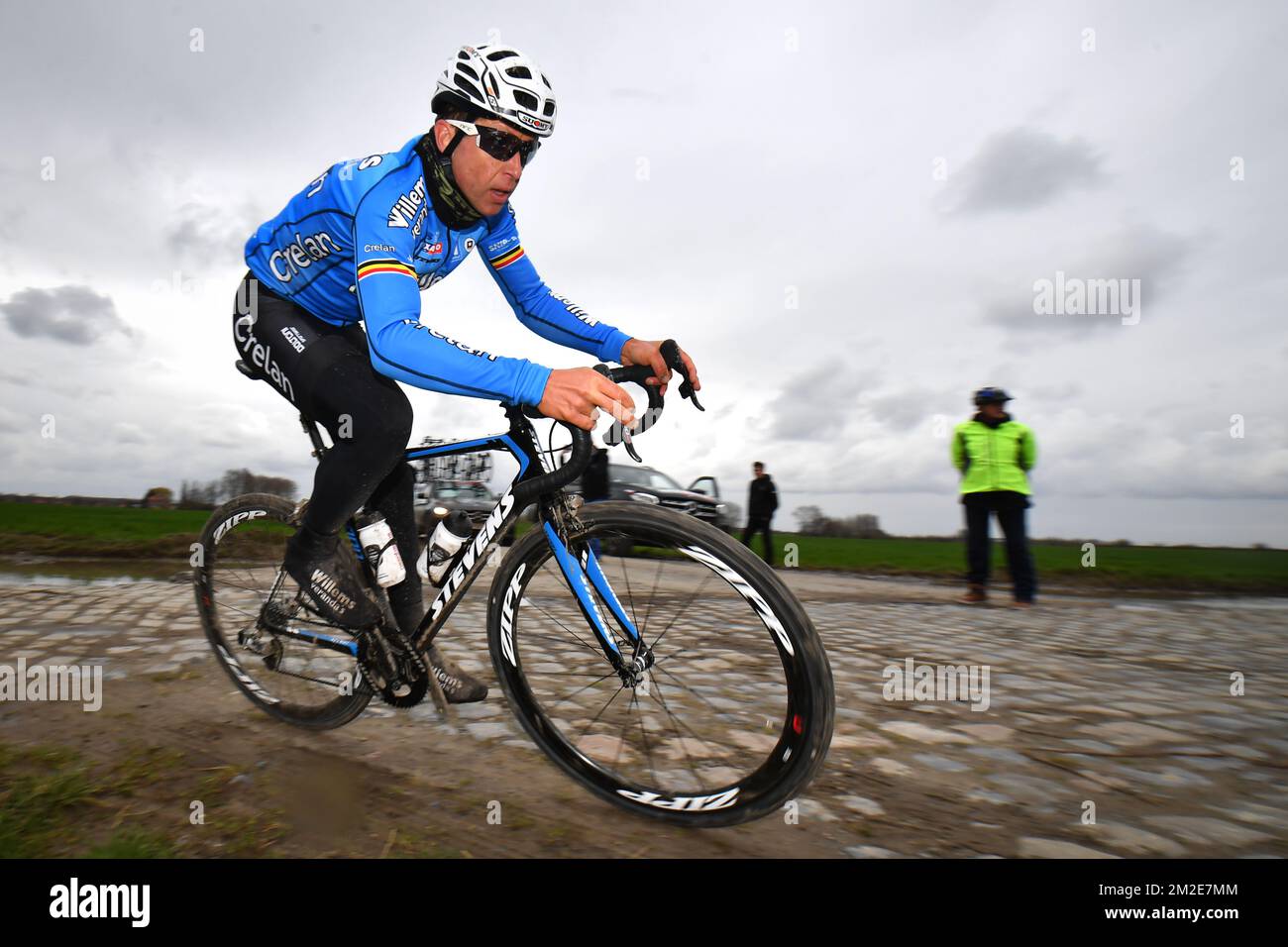 Belgian Stijn Devolder of Verandas Willems - Crelan pictured in action ...
