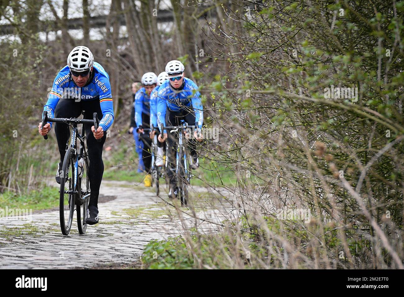 Belgian Stijn Devolder of Verandas Willems - Crelan pictured in action ...