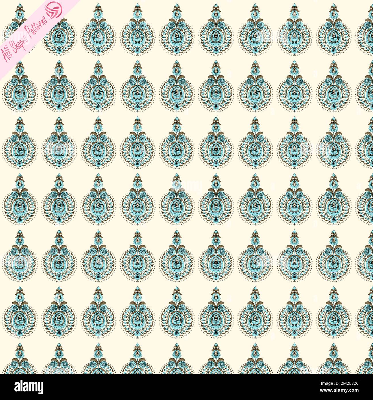 Digital And Textile Print Design Image Stock Photo - Alamy