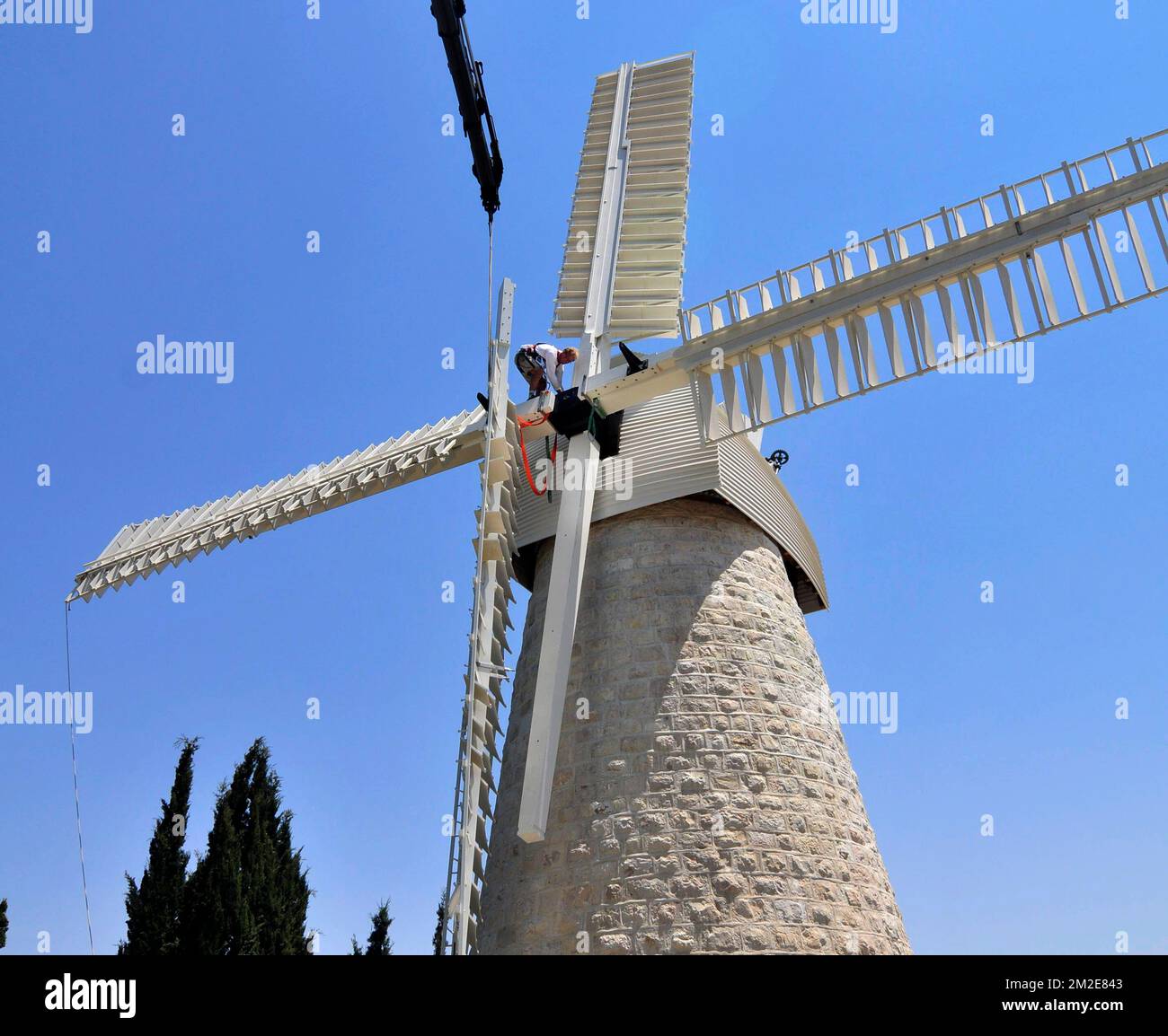 July 31st 2012. The final stage in the restoration of The Moses ...