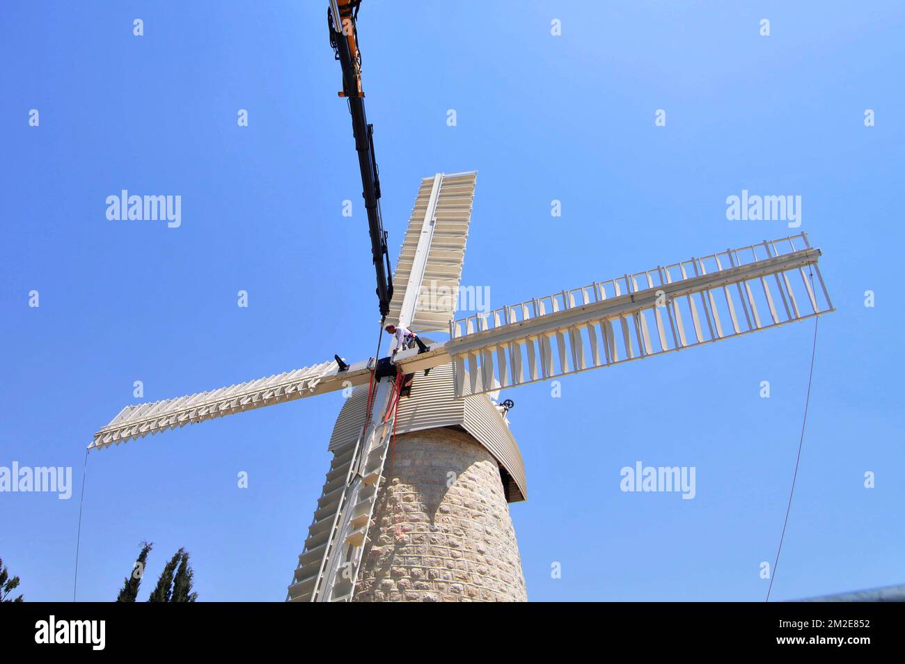 July 31st 2012. The final stage in the restoration of The Moses ...