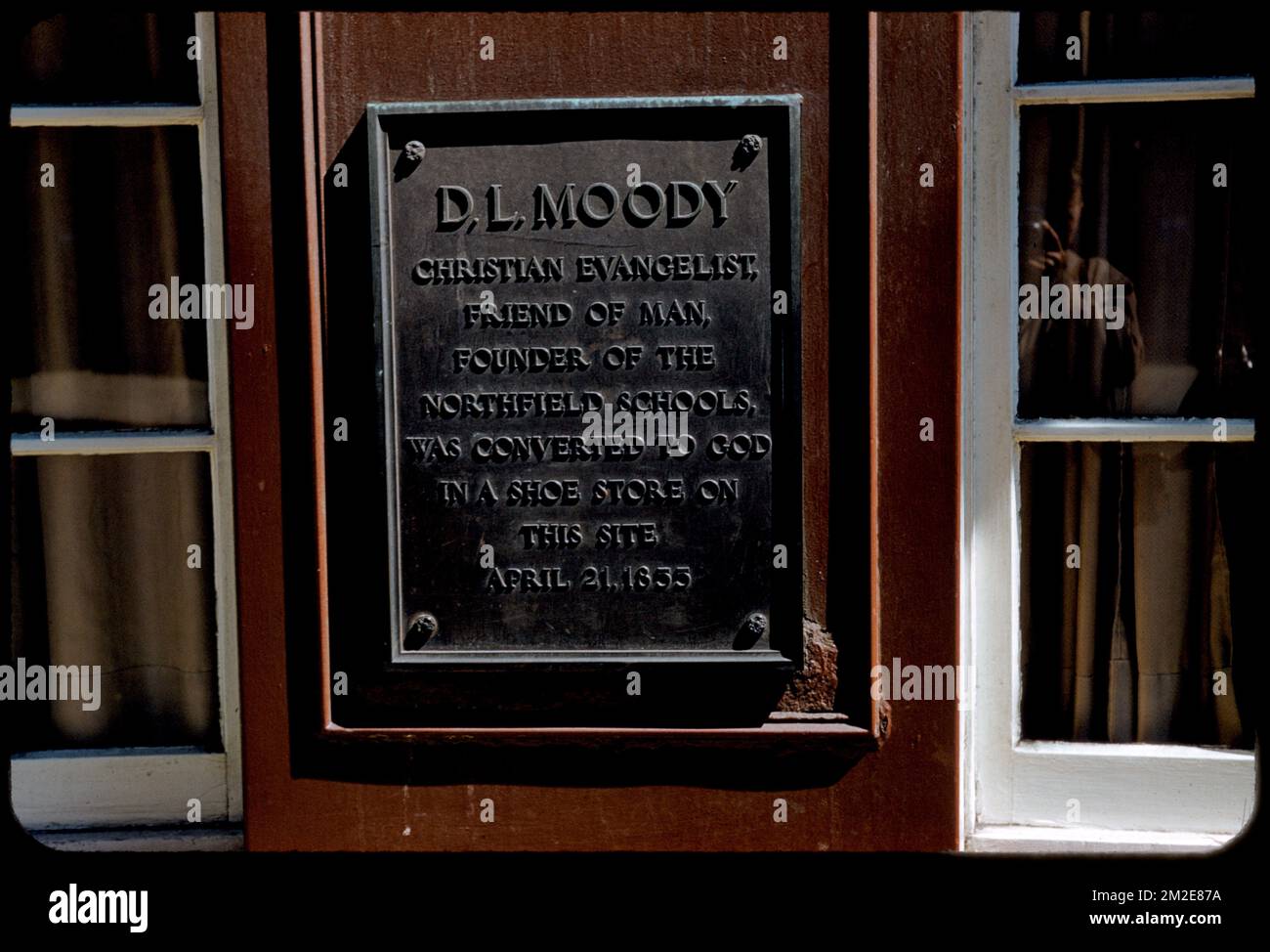 D. L. Moody tablet , Historical markers, Plaques, Moody, Dwight Lyman ...
