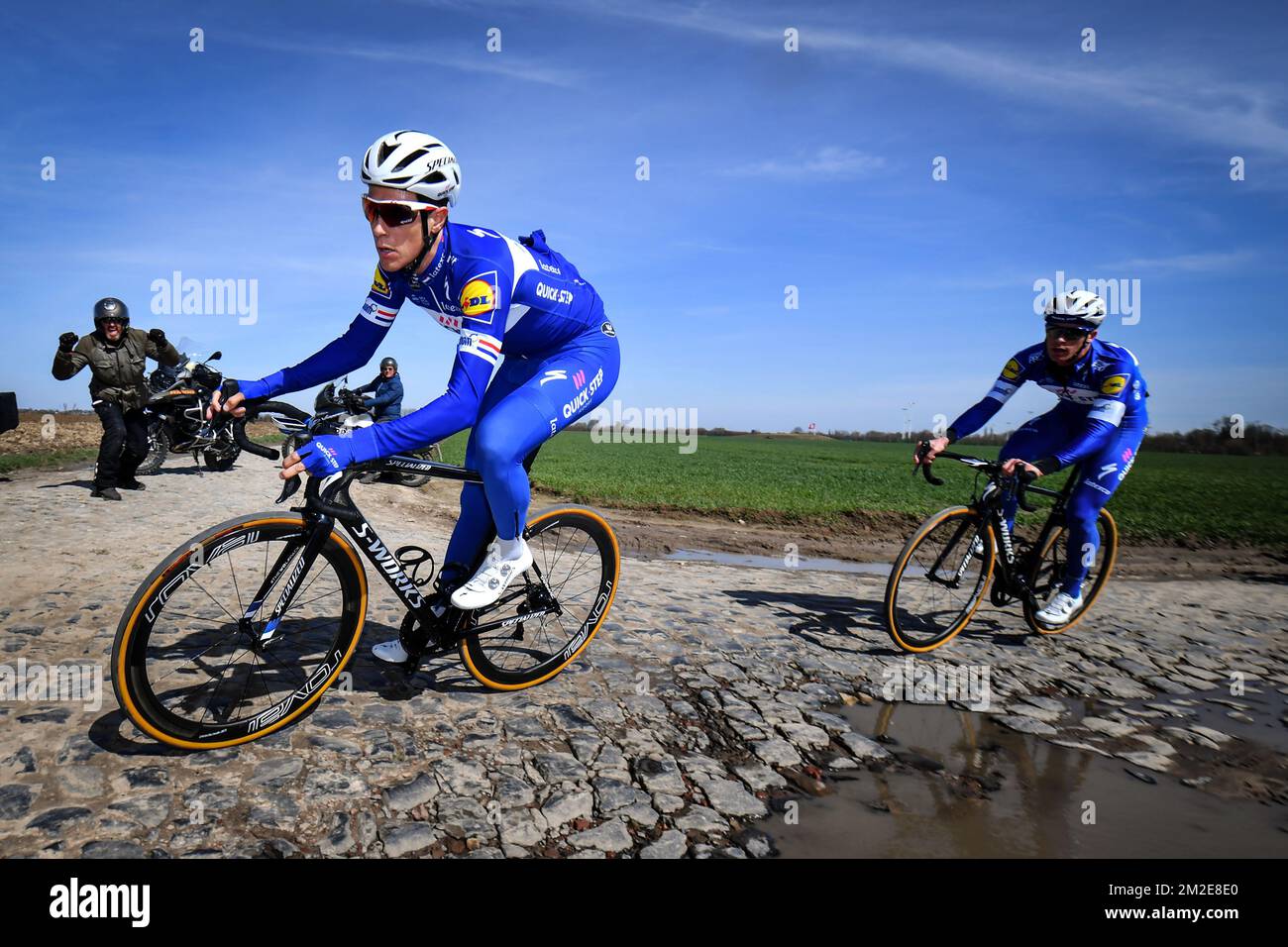 Dutch Niki Terpstra of Quick-Step Floors pictured in action during a ...