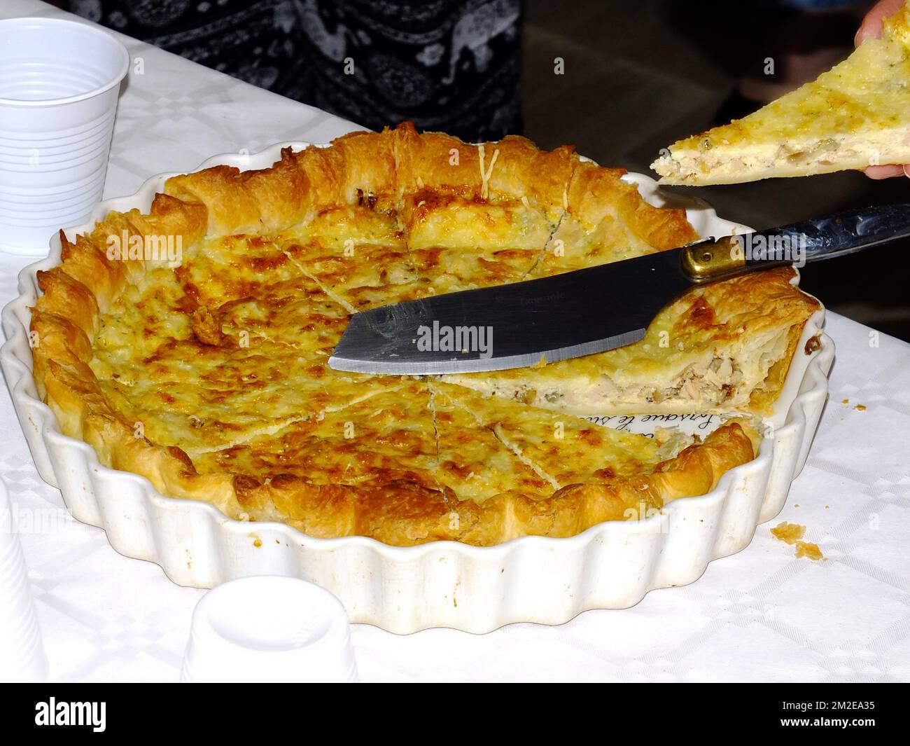 Food | Alimentation tarte salée 08/04/2018 Stock Photo - Alamy