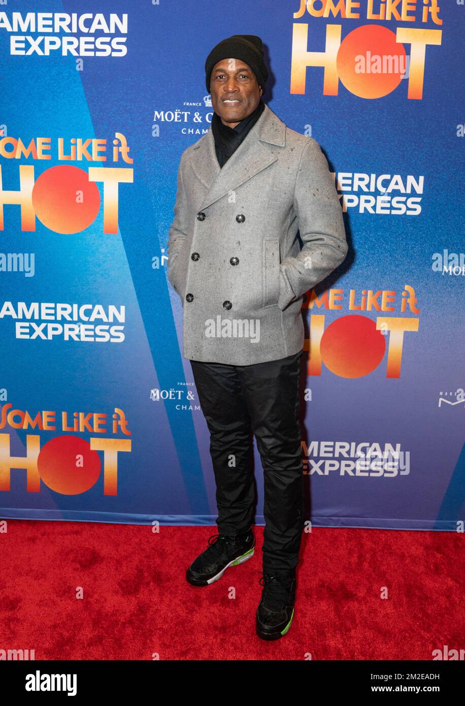 Kenny Leon attends opening night for Some Like It Hot on Broadway at Shubert Theatre in New York ...