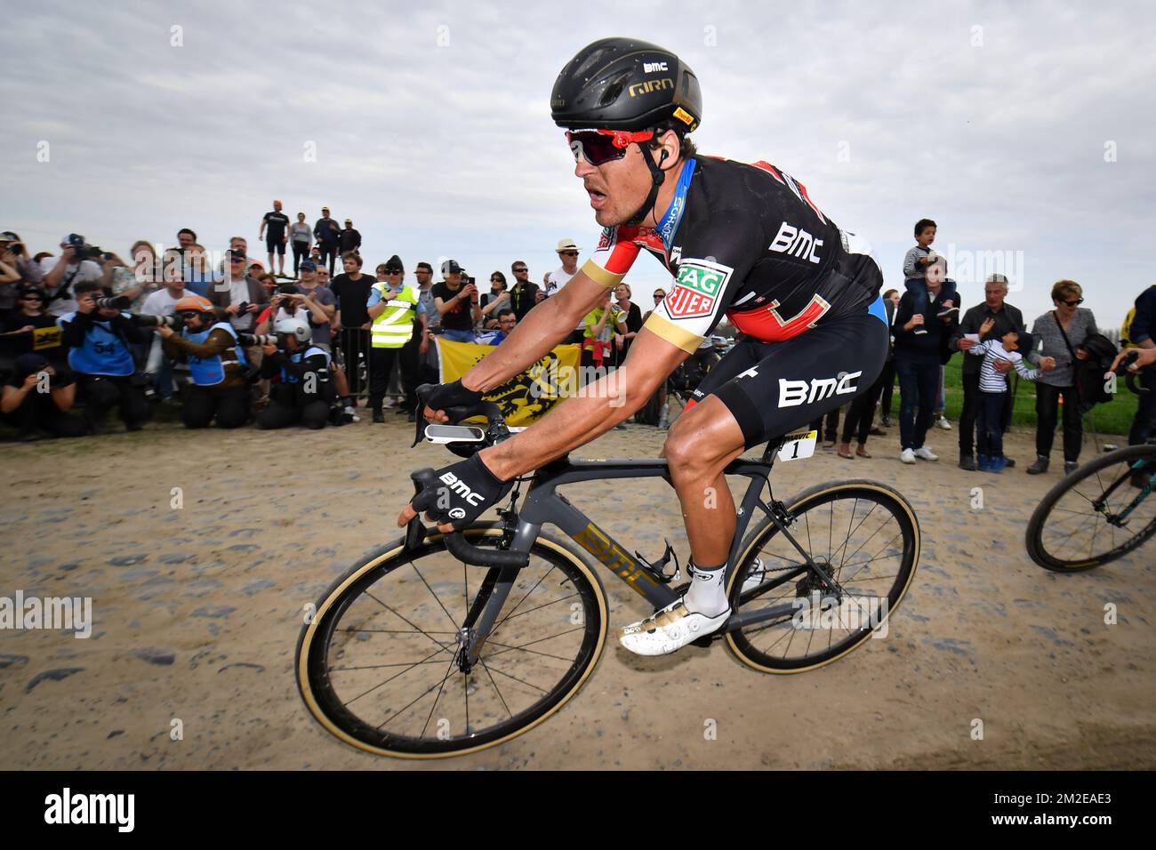 Belgian Greg Van Avermaet of BMC Racing Team pictured in action during ...