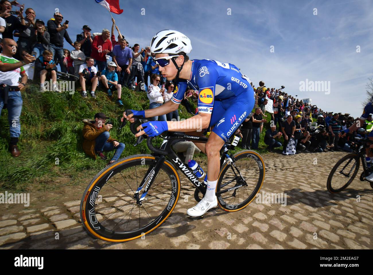 Dutch Niki Terpstra of Quick-Step Floors pictured in action during the ...