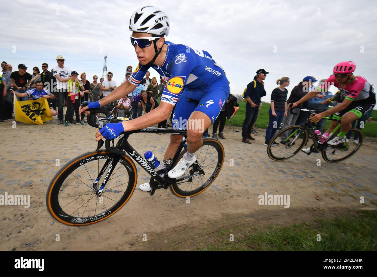 Dutch Niki Terpstra of Quick-Step Floors pictured in action during the ...
