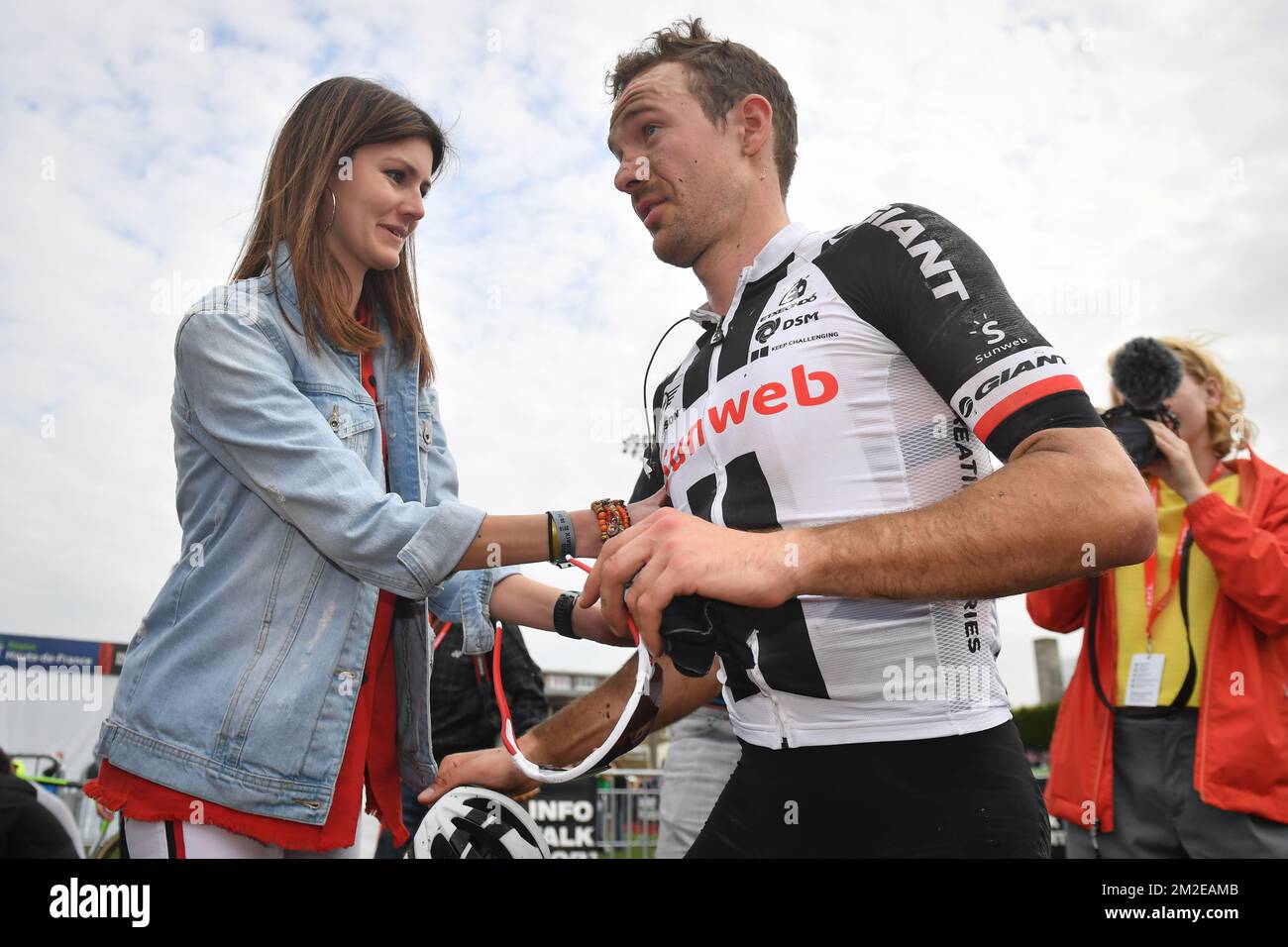 Belgian Edward Theuns of Team Sunweb pictured after the 116th edition ...