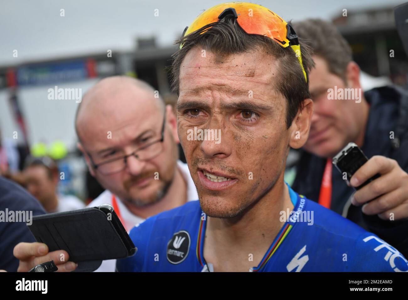 Belgian Philippe Gilbert of Quick-Step Floors pictured after the 116th ...