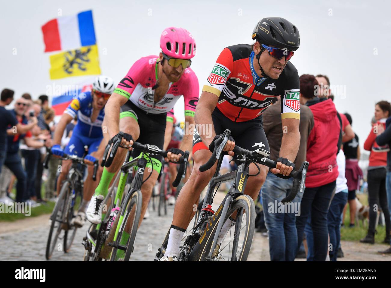 Belgian Greg Van Avermaet of BMC Racing Team pictured in action during ...