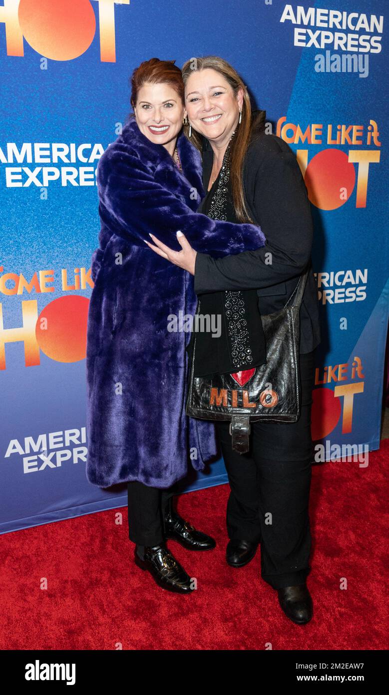 Debra Messing and Camryn Manheim attend opening night for Some Like It ...