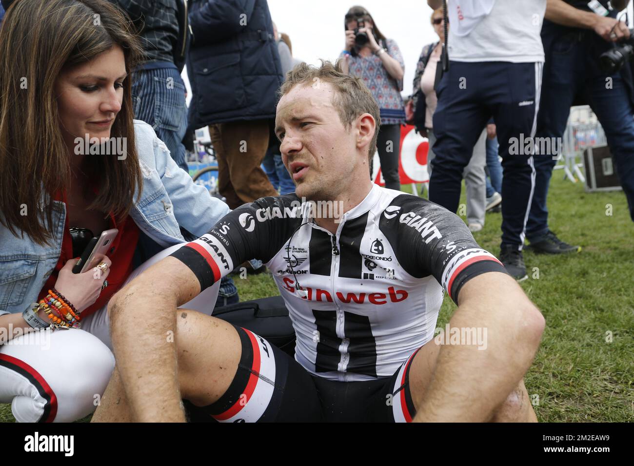 Belgian Edward Theuns of Team Sunweb pictured after the 116th edition ...