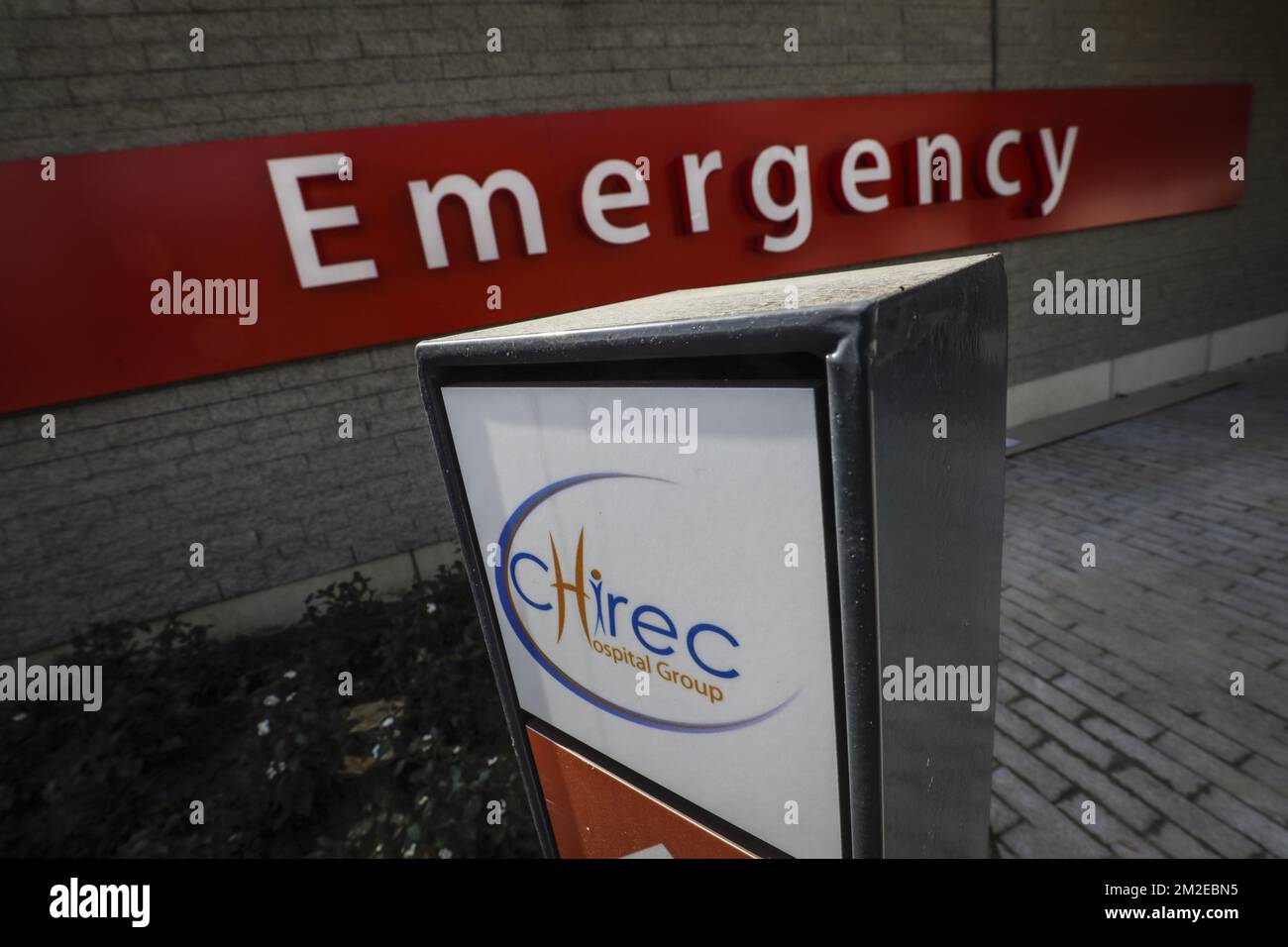 Illustration picture shows outside view of the Emergency at the Chirec ...