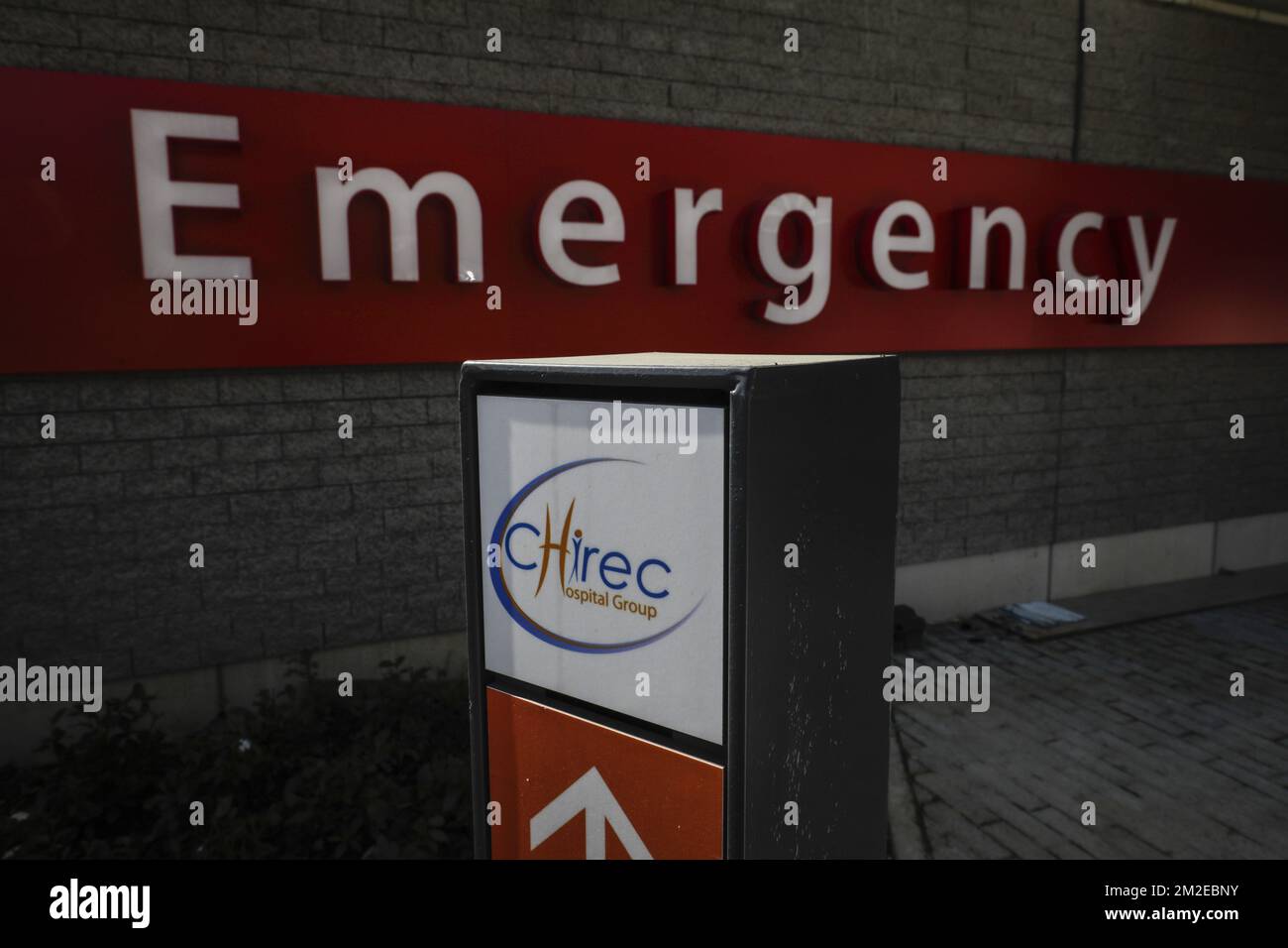 Illustration picture shows outside view of the Emergency at the Chirec ...