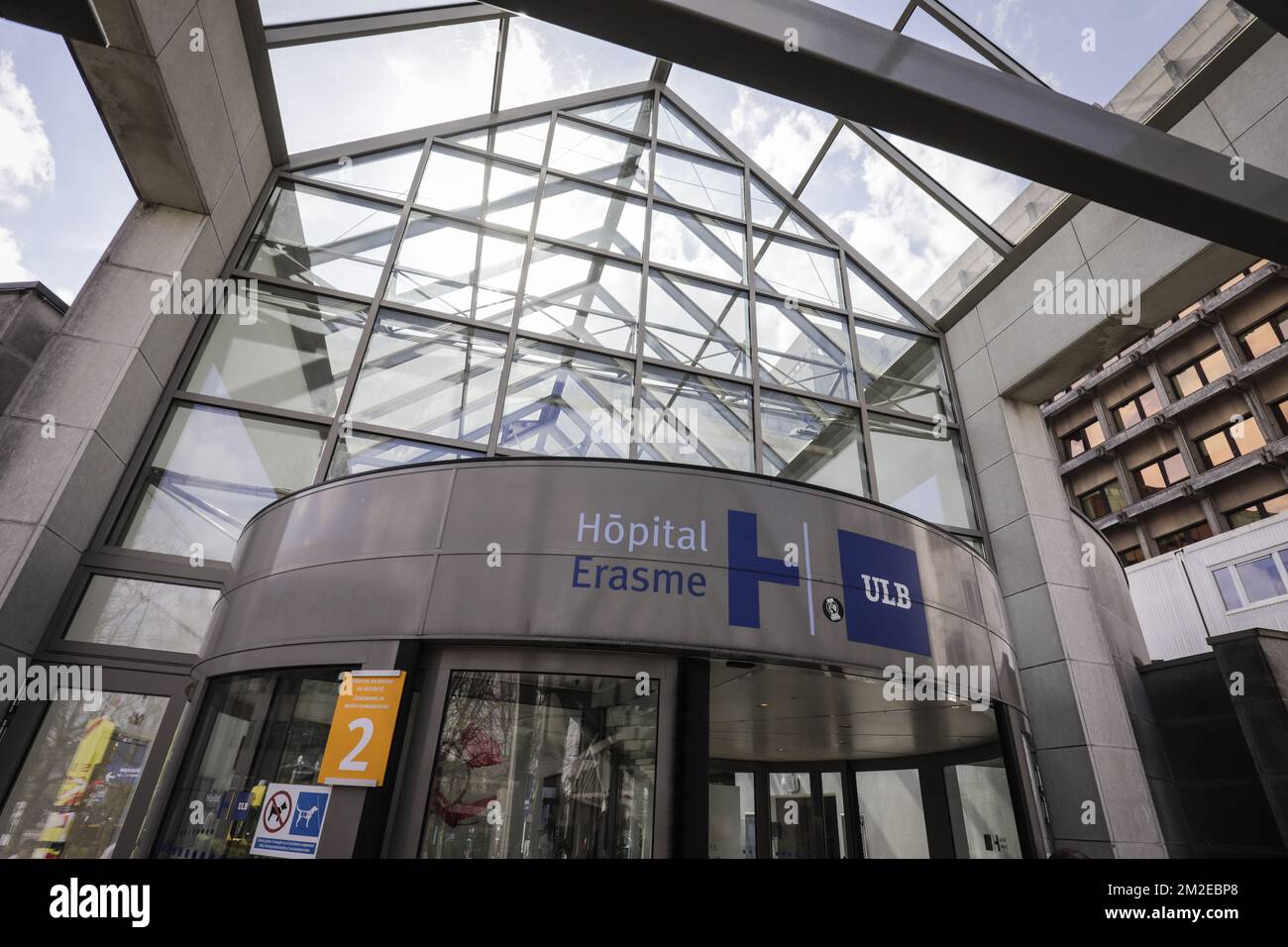 Illustration picture shows the Erasme hospital (the hospital of ULB ...