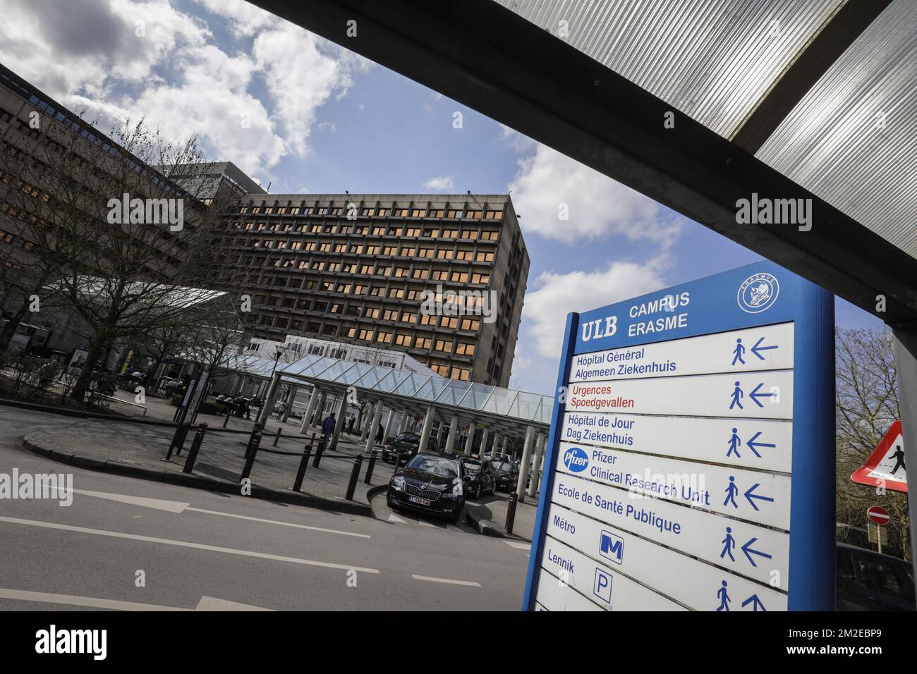 Illustration picture shows the Erasme hospital (the hospital of ULB ...