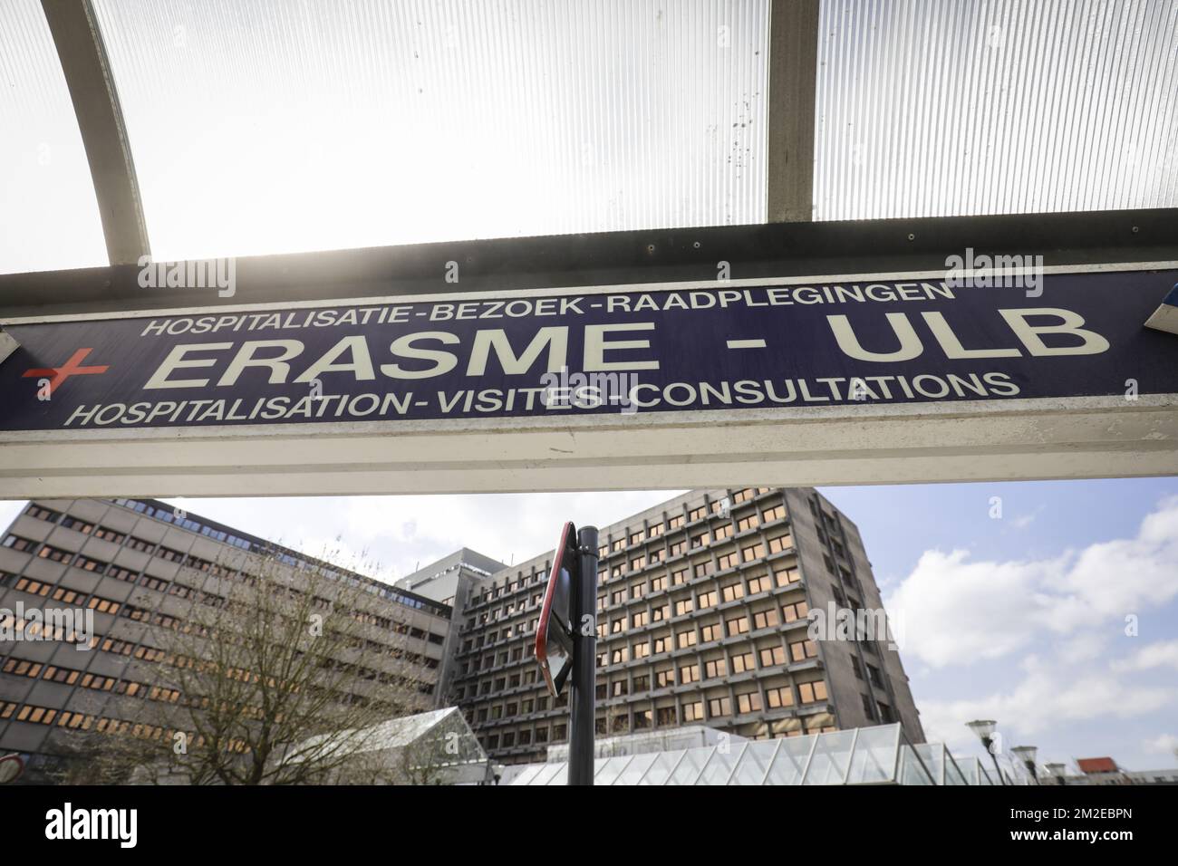 Illustration picture shows the Erasme hospital (the hospital of ULB ...