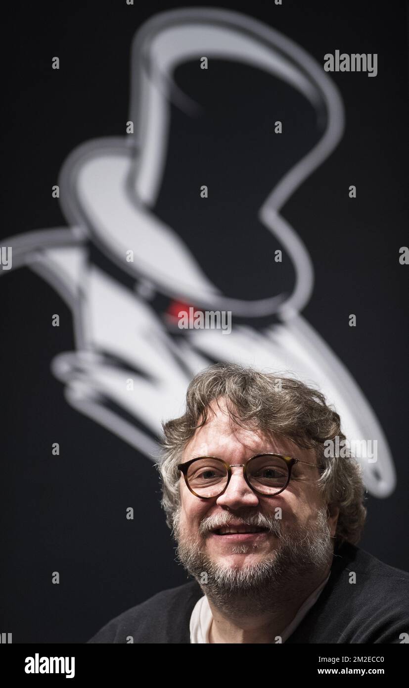 Mexican film director Guillermo del Toro pictured during a masterclass ...