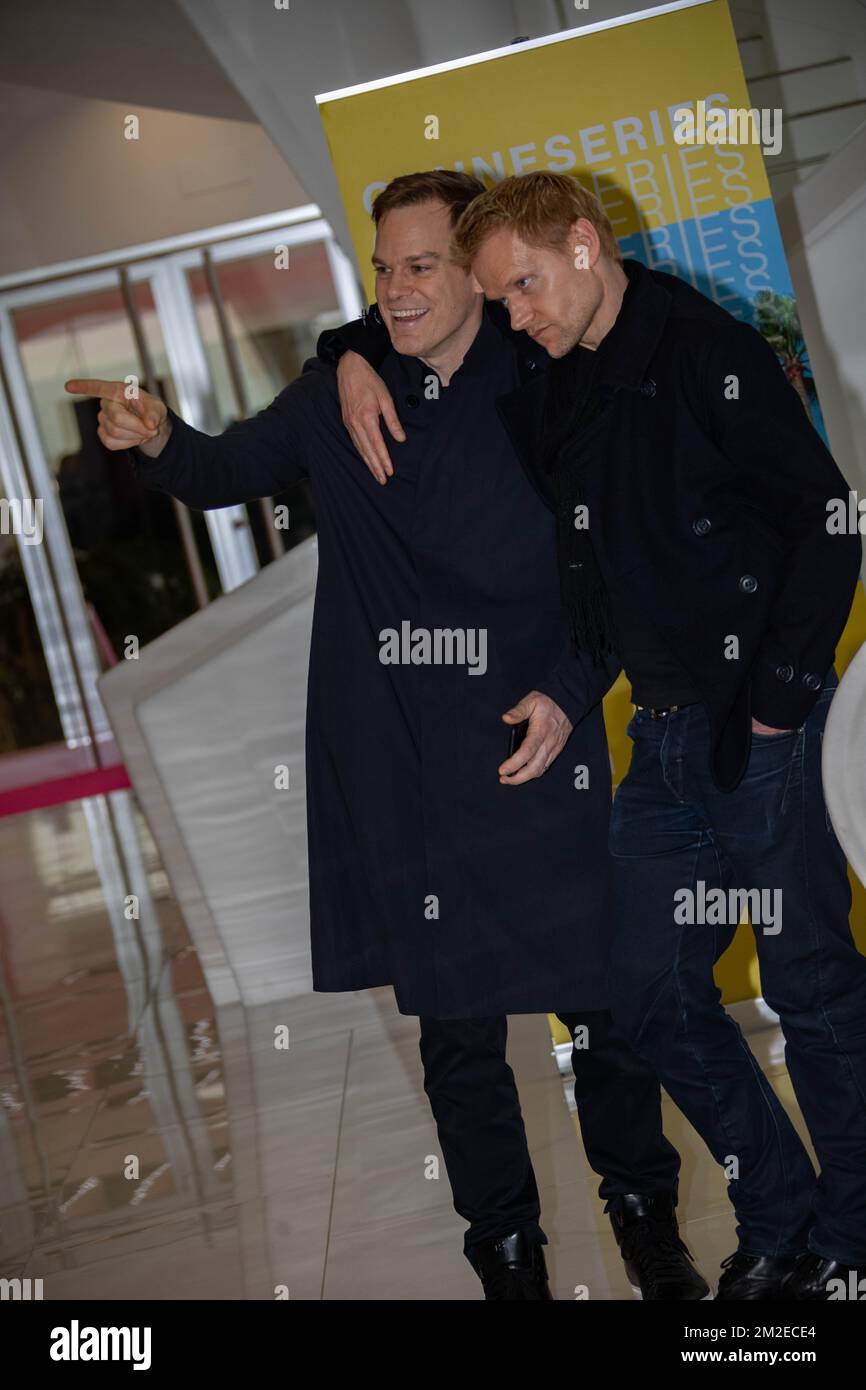 Marc Warren and Michael C. Hall attend 'Safe' Photocall during the 1st ...