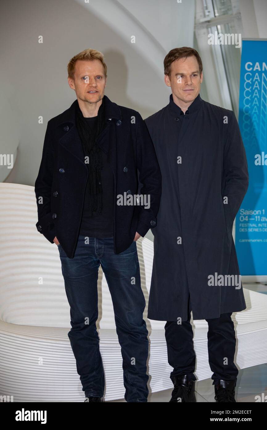 Marc Warren andd Michael C. Hall attend 'Safe' Photocall during the 1st ...