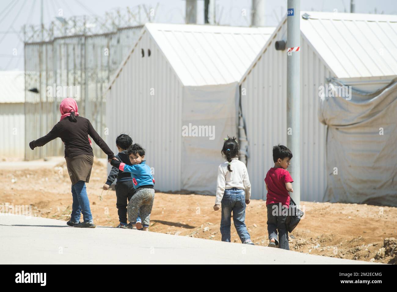 Azraq refugee camp hi-res stock photography and images - Alamy